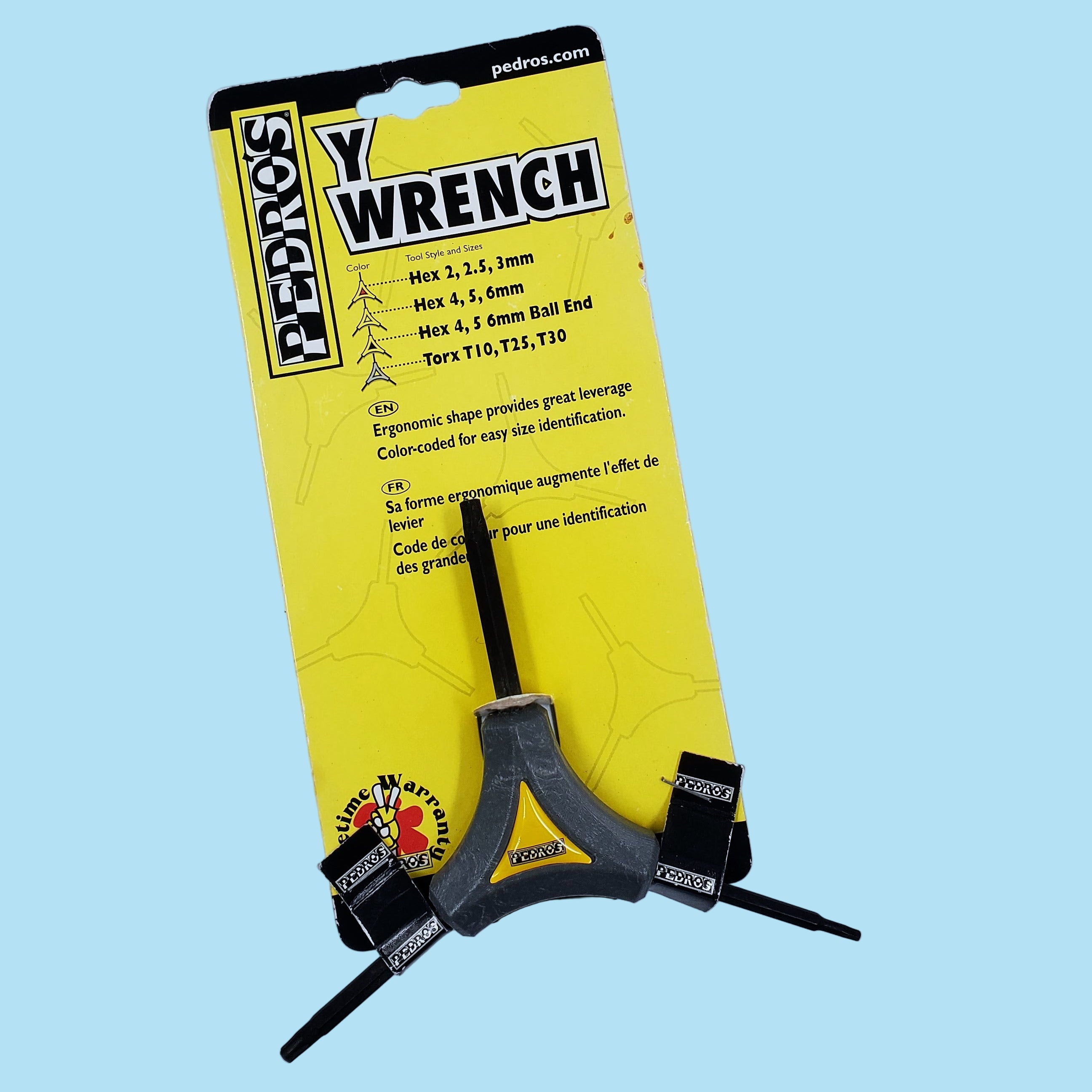 Open Box Pedro's 3-Way Y Hex Wrench T10, T25, T30 | The Bikesmiths