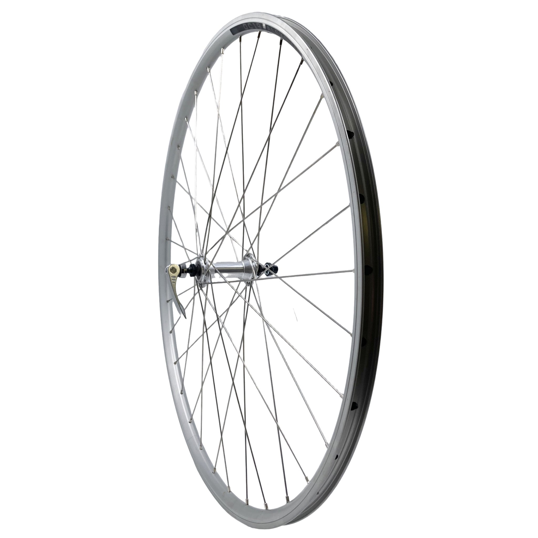 Alex DC19 700c Doublewall Hybrid Silver QR Front Wheel | The Bikesmiths