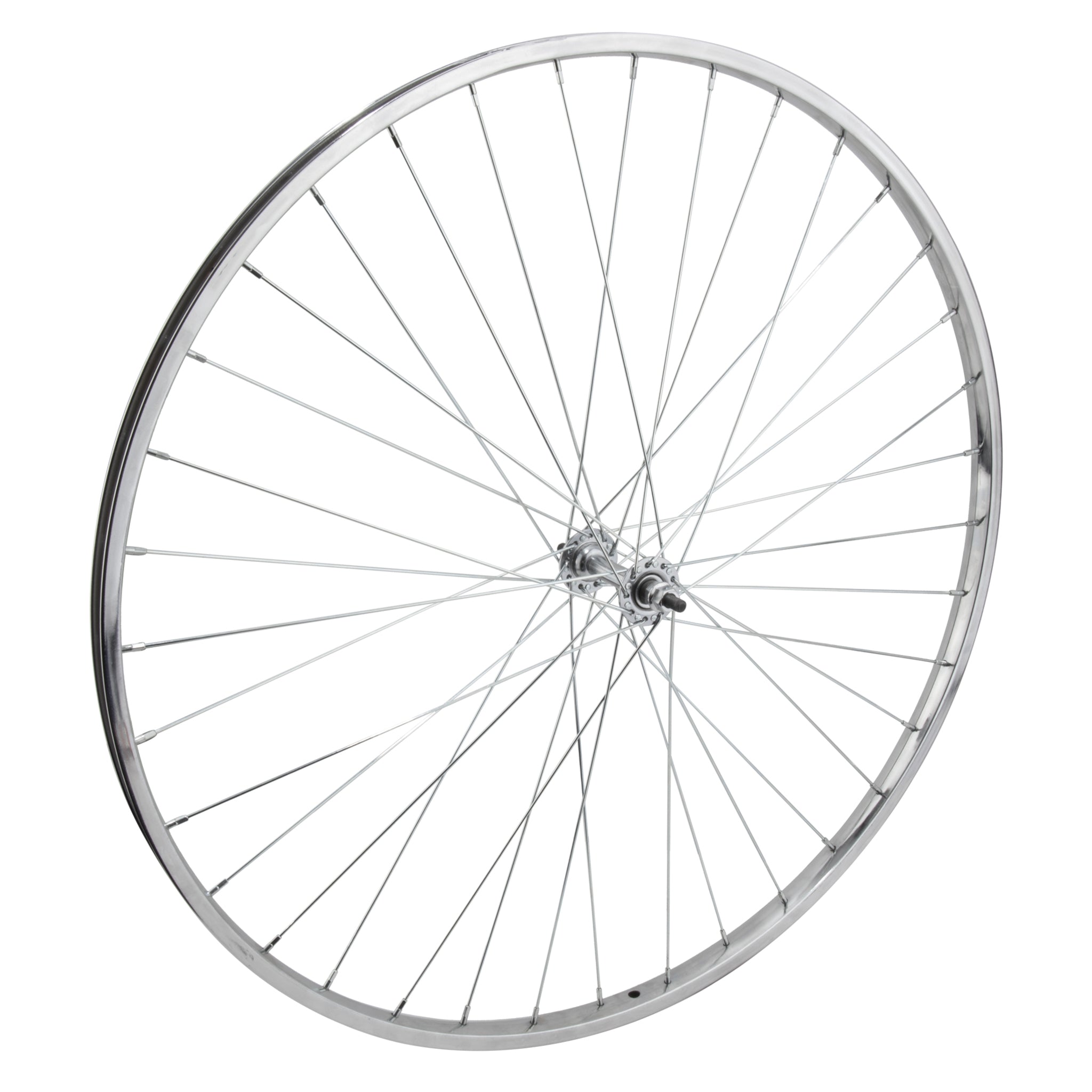 Wheelmaster 27 Inch Classic Chrome Bolt-on Steel Bike Front Wheel | The ...