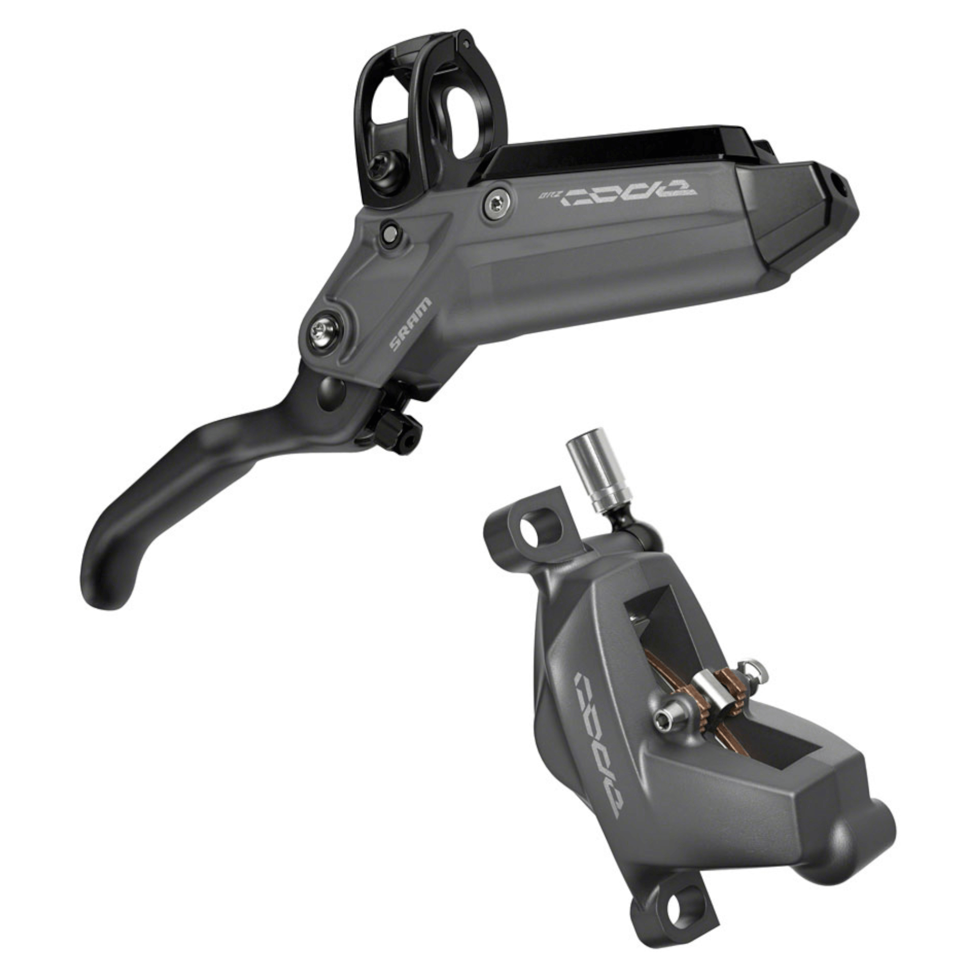 SRAM Code Bronze Stealth Disc Brake and Lever - Post Mount 4-Piston Al ...