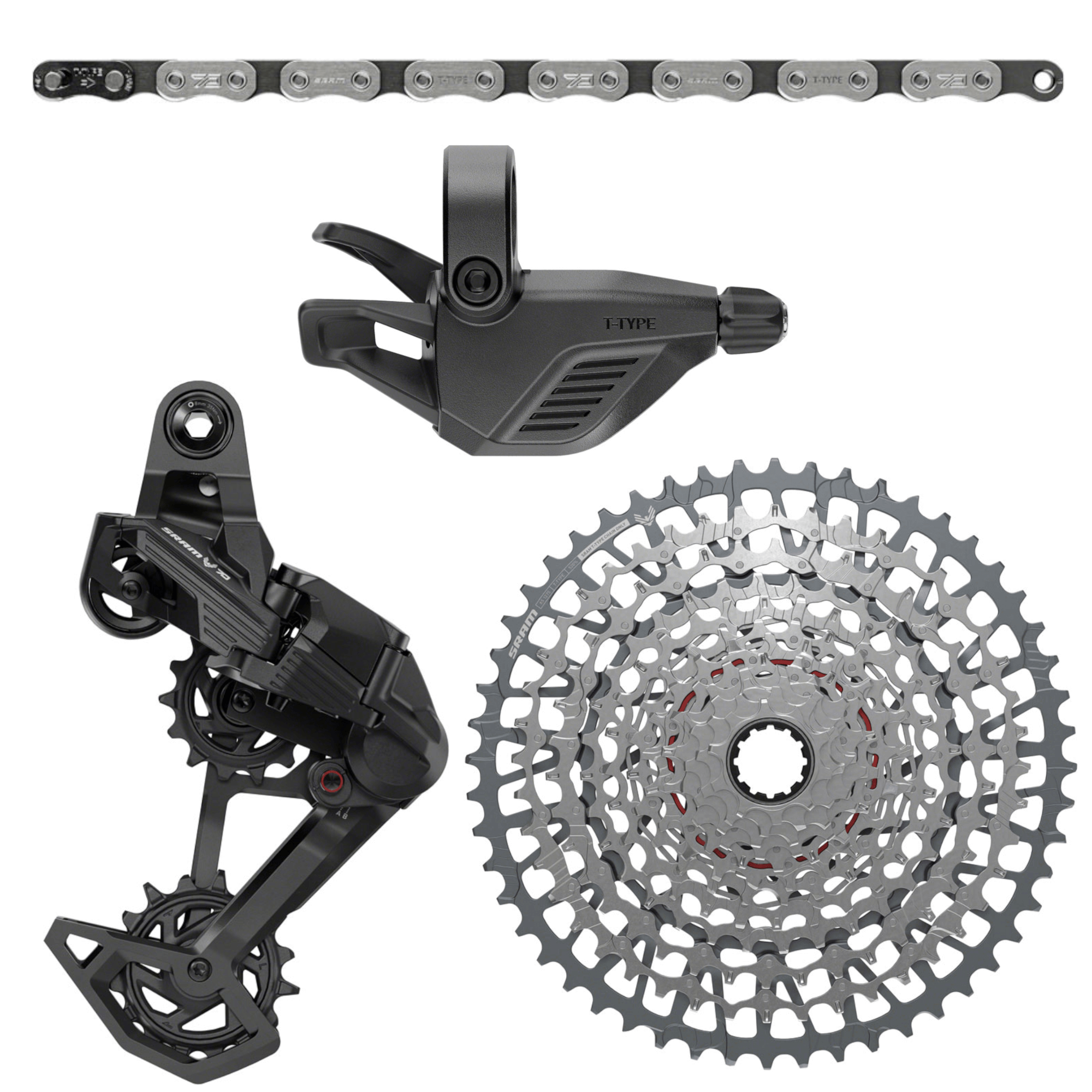 SRAM Eagle 70 T-Type Groupset - Trigger Shifter 10-52t XD 12-Speed Cas ...