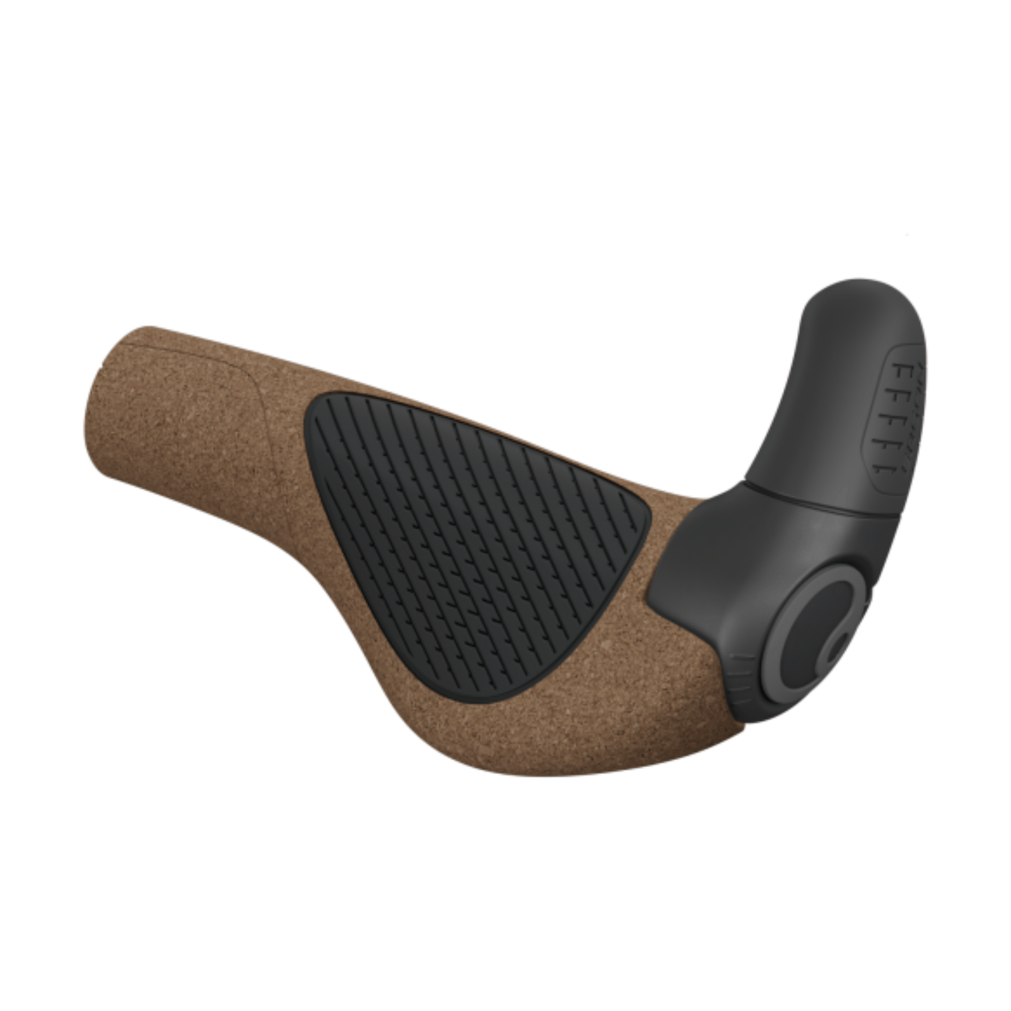 Ergon GP2 Evo BioKork Grips w/ Mini Bar End | The Bikesmiths